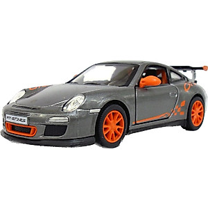 KiNSMART Porsche 911 GT3 RS Grey 1:36 Scale 5" Die Cast Model Toy Super Sports Car
