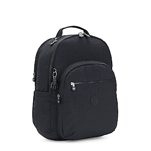 Kipling Women's Seoul Extra Large 17” Laptop Backpack, Durable, Roomy with Padded Shoulder Straps, Bag, Blue Bleu 2, 13.5" L X 18.25" H X 7.75" D