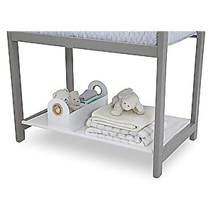 Delta Children Classic Wood Bedside Bassinet Sleeper - Portable Crib with High-End Wood Frame, Link