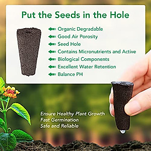 Seed Pods Kit for JustSmart IGS-20SE, Hydroponic Growing Kit, Grow Anything Kit with 12 pcs Grow Sponges, Grow Baskets, Grow Domes, and 1 Set of A&B Solid nutrients