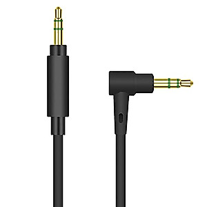 GEEKRIA Audio Cable Compatible with Sony WI-1000XM2 WH-XB910N WH-XB900N WH-1000XM5 WH-1000XM4 WH-1000XM3 WH-CH520 WH-CH720N WH-910N Cable, 3.5mm Aux Replacement Stereo Cord (4 ft/1.2 m)