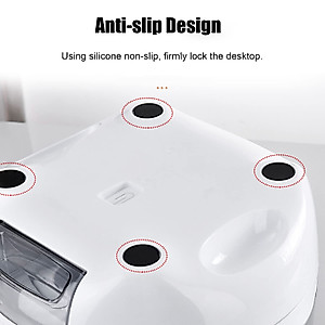 XIYAO 20Lbs large Grain dispenser 360°Rotating Rice Food Dispenser 6 Grids rice container rotatable Beans Containers Storage with Sealed lid for Peanut Barley Millet and Cereal