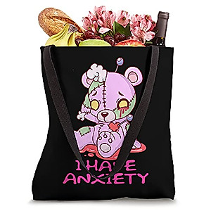 Pastel Goth Pastel Goth Anime Teddy Tote Bag