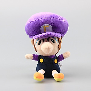 uiuoutoy Baby Wluigi & Baby Wario Plush 6'' Set 2pcs
