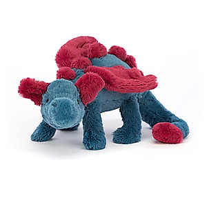 Jellycat Dexter Dragon Stuffed Animal, Little 12 inches | Mythical Plush Toy | Classic Children's Gift