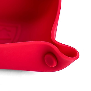 Piecekeeper Board Game Storage Bowls, 6-Pack | Portable Folding Tray Accessory Holds Tabletop Bits, Chits, Components, Pieces, Dice | Six Color Set | Classic & Modern Gaming, RPG Roleplaying