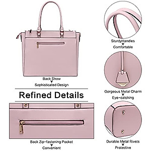 17 Inch Tote Bag for Women Work Ladies Briefcase Roomy Teacher Laptop/ Computer Bag with Multi-Pockets,Birthday Valentine's Mother's Day Graduation Gifts for Her