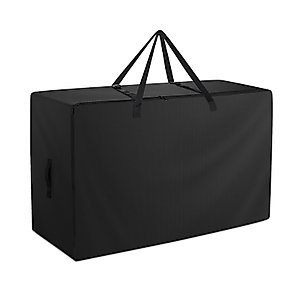 Folding Mattress Bag - 600D Oxford Cloth Heavy Duty Carry Case for Tri-Fold Guest Bed Mattress (Fits 6" Twin & Twin XL Mattress, Black)