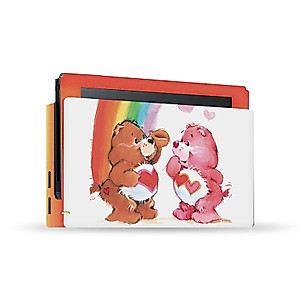 Head Case Designs Officially Licensed Care Bears Rainbow Classic Vinyl Sticker Gaming Skin Decal Cover Compatible With Nintendo Switch Console & Dock