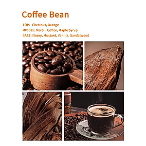 IZIDDO Coffee Bean Candles for Home Scented,15oz Extra Strong Scented Candles,90 Hours Burn Handmade Tie-Dye Candle,Holiday Candles Gifts for Women Men