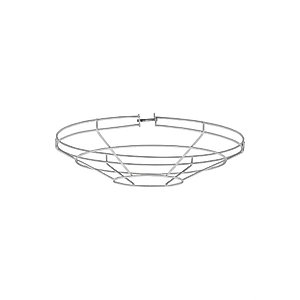 Generation Lighting Barn Light Cage for Outdoor Light Fixture Black 96374-12, Stainless Steel Hanging Light Cage for Rustic Home Decor, Metal Lamp Guard Cage for Outdoor Wall Light Fixture