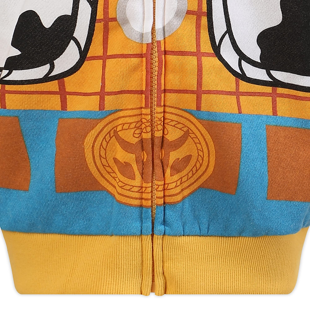 Disney Toy Story Woody or Buzz Lightyear Boys Zip Up Hoodie for Toddler and Little Kids Dark Yellow