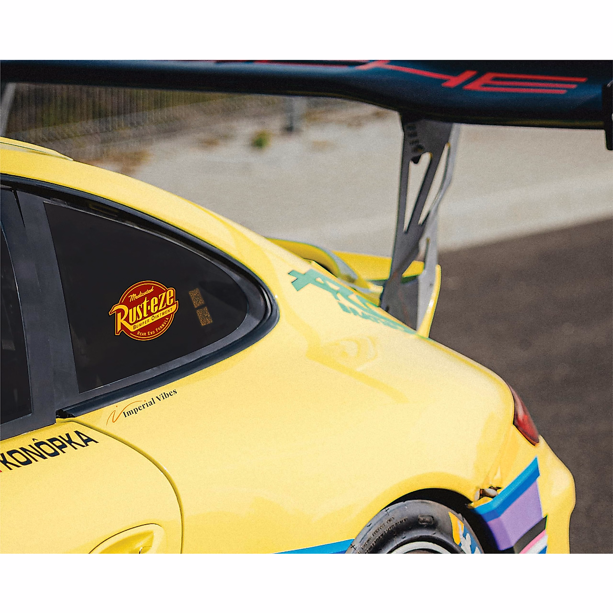 IMPERIAL VIBES – Rust-Eze Sticker – Vinyl Decal for Car, Truck, and Van – Removable Indoor and Outdoor Use for Laptop Sticker – Waterproof Decal for Window and Waterbottle – Pack of 2 Imp 46