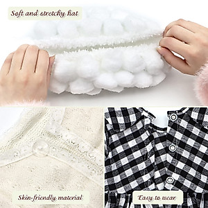 SPOKKI Newborn Photography Props 7 Pcs Old Lady Cosplay Newborn Girl Photoshoot Outfits, Cute Grandma Costume for Baby Girls Studio Shoots Photo Props