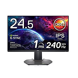 Dell 240Hz Gaming Monitor 24.5 Inch Full HD Monitor with IPS Technology, Antiglare Screen, Dark Metallic Grey - S2522HG