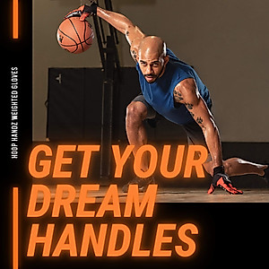 HOOPSKING Hoop Handz Weighted Basketball Dribbling Gloves