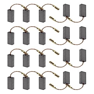 Create idea 20Pcs Angle Grinder Carbon Brushes 15x8x5mm/0.59x0.31x0.20inch Compatible with Bosch Replacement Repair Power Tool Spare Part