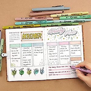 WRITECH Retractable Highlighters Assorted Colors: Chisel Tip Click Aesthetic Highlighter Marker Pens Pack Multi Colored Ink No Bleed Smear for Highlighting Journaling (12ct Neutral)