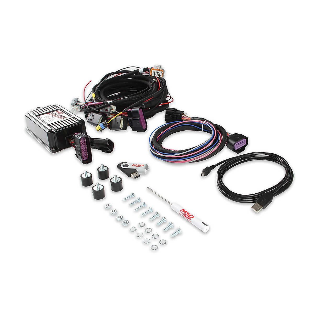 MSD 60143 Ignition control, timing/rev LS, Black