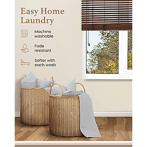 600 TC Luxurious Light Gray RV King Sheets 72 x 80, 100% Egyptian Cotton RV Sheets, 4 Piece RV Bed Sheets Set, Ultra Soft Camping Sheets for RV Mattress, 16" Deep Pocket Sheets for RV Bed