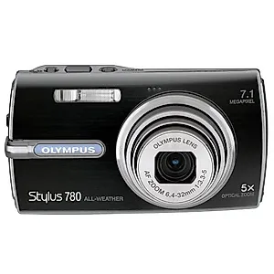 Olympus Stylus 780 7.1MP Digital Camera with Dual Image Stabilized 5x Optical Zoom (Black)