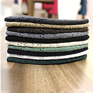 Kapobia Kufi Hats for Men, Muslim Clothes for Men,0 Breathable Skull Beanie, Crochet Cap, Handicraft Taqiyah, Cufi, Kufe (10 Pieces, Mixed Colors)