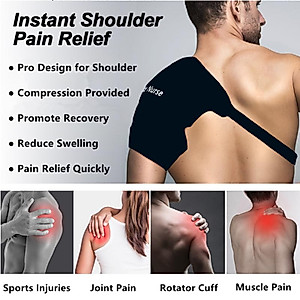 Shoulder Ice Pack Rotator Cuff Cold Therapy, Ice Pack for Shoulder Surgery Pain Relief, Sports Injuries, Swelling, Joint Pain, Bursitis, Tendonitis, etc