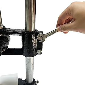 Winb Oyster Opener Machine with plate and seafood Knife sets, Oyster Shucker Tool Set for Restaurant, Hotel, Supermarket, Seafood Stores