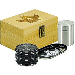 Stash Box Combo Kit with Accessories, Locking Box Gift Container Set for Accessories