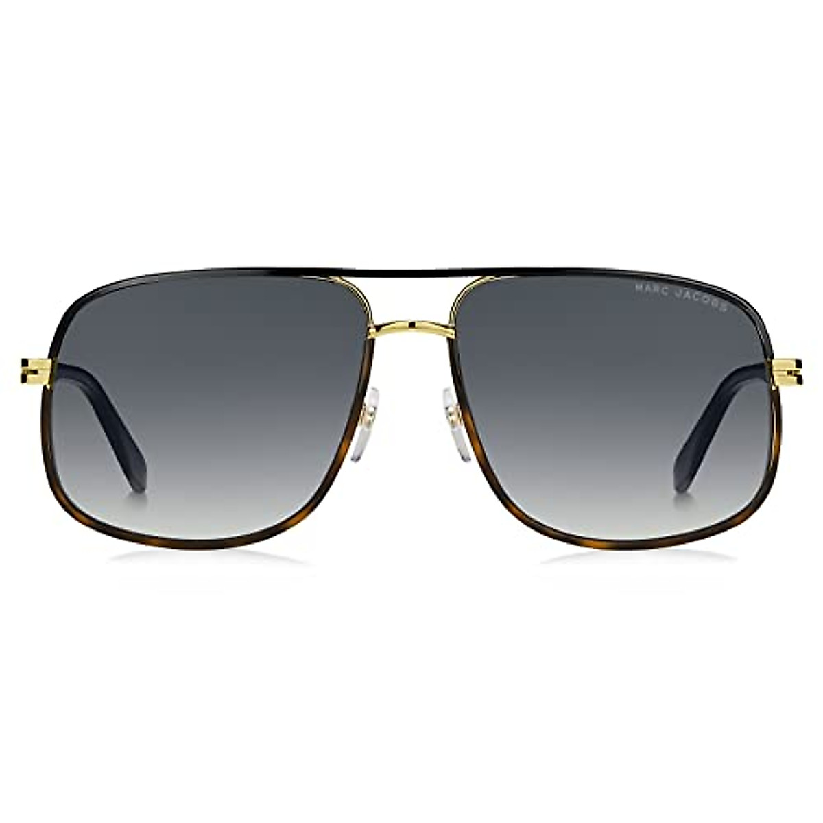 Marc Jacobs Men's Marc 470/S Square Sunglasses, Gold Havana/Gray Shaded, 60mm, 15mm