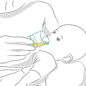 Maymom Baby Feeding cup; Graduated Cup for Dosing Medicine; 1 oz (4ct)