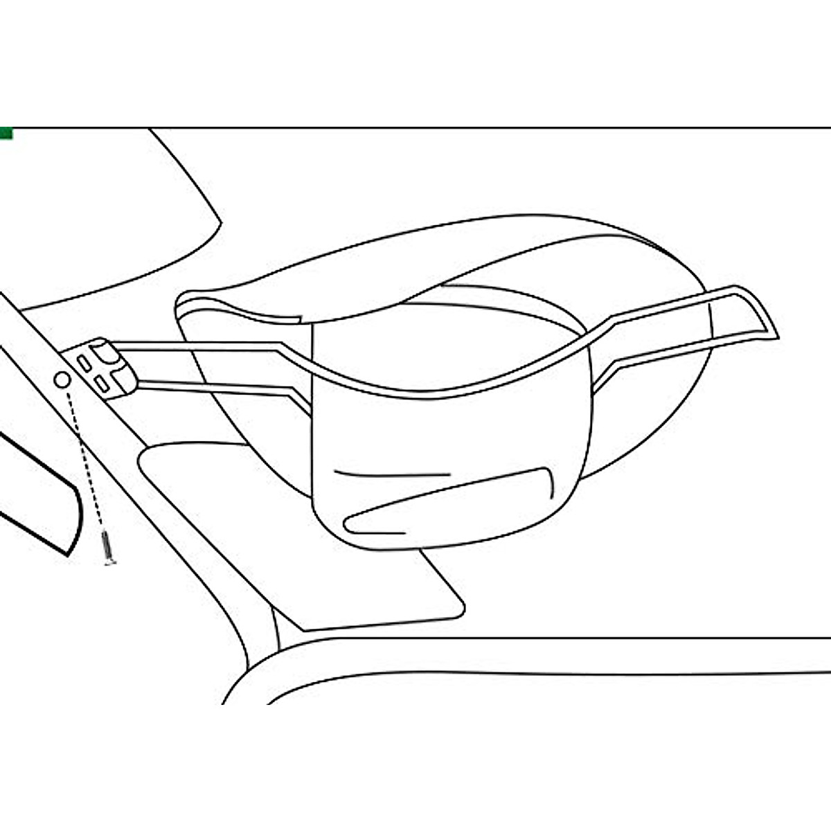 The Original HAT CLIP [NEW VERSION] Cowboy Hat Holder for Trucks Hat Rack Pickup Truck