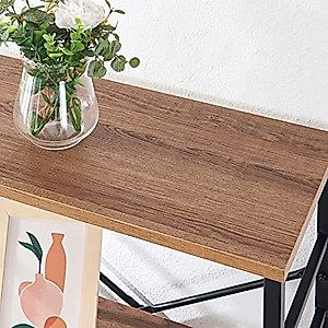 HOMISSUE Bookcase,7-Tier Tall Bookshelf Metal Bookcase and Bookshelves, Free Standing Storage Modern Bookshelf for Home Office Living Room and Bedroom, Rustic Brown