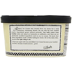 Alden's, Organic Vanilla Bean Ice Cream, 48 oz (Frozen)