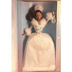 Mattel 2002 Winter's Reflection Brunette Barbie Hispanic 55684