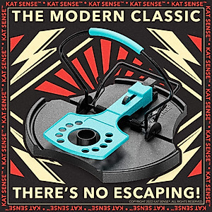 Kat Sense Large Rat Traps That Work, Instant Humane Kill Snap Trap for House, New Wide Strike Bar Captures 3x More Rodents Chipmunks Mice & Squirrels, Set of 4 Indoor Outdoor Mouse Traps Trampas Ratas