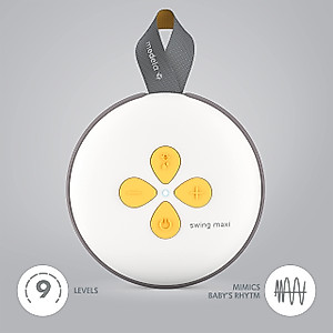 Medela Breast Pump | Swing Maxi Double Electric | Portable Breast Pump | USB-C Rechargeable | Bluetooth | Closed System | with Carry Bag