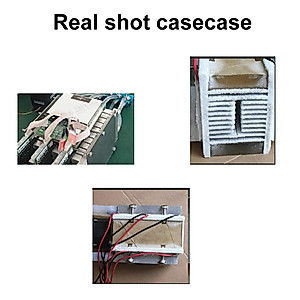 DIYhz Aluminum Water Cooling Block, Liquid Water Cooler Heat Sink System for PC Computer CPU Graphics Radiator Heatsink Endothermic Head Silver 2pcs(40mm x 120mm x 12mm)