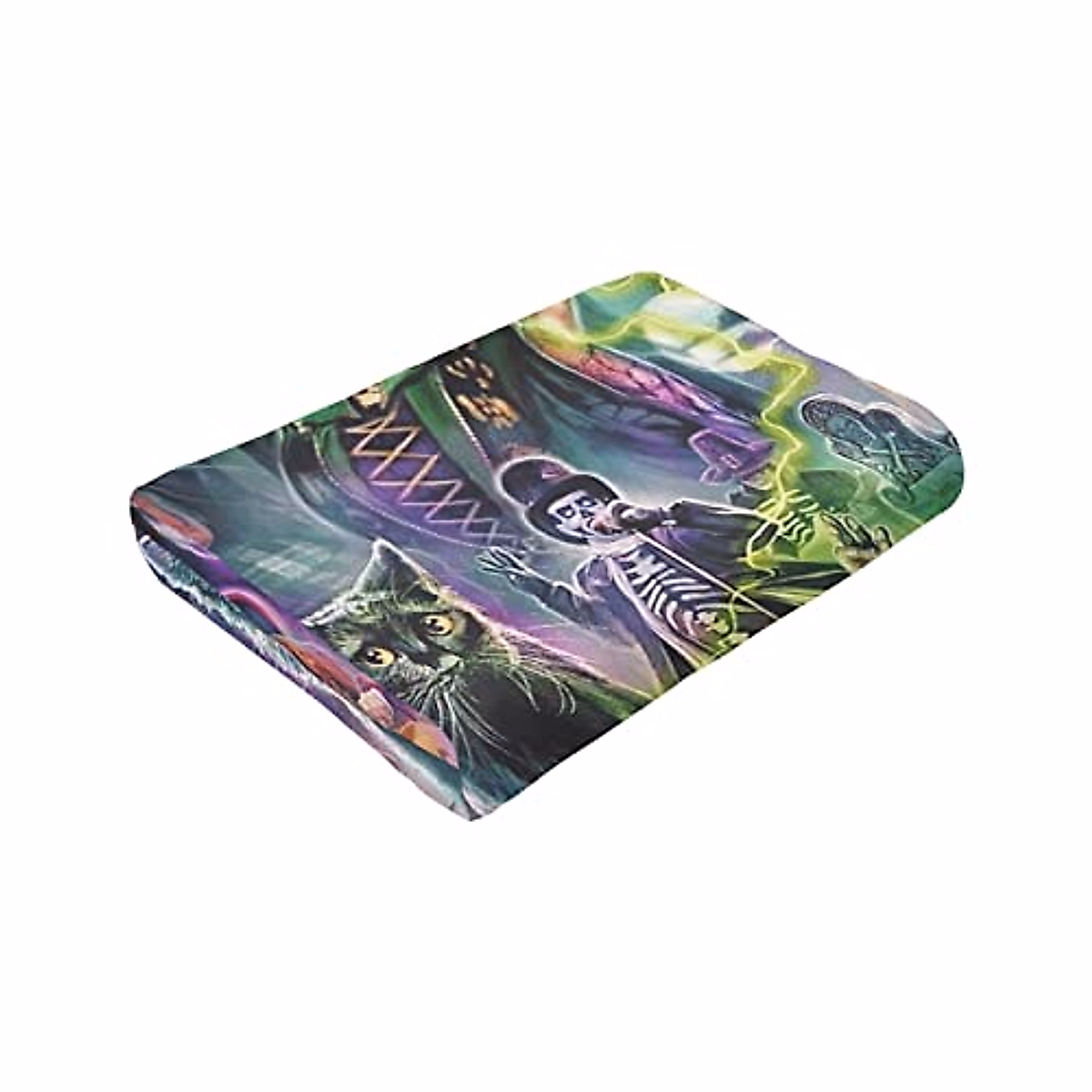 Niubai Halloween Blanket Cartoon Blanket Flannel Fleece Blanket Ultra Soft Lightweight Throw Blanket for Bed Couch Living Room 60''X50''