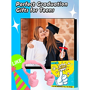 Stocking Stuffers for Teens Boys Girls Teenage Men Women Kids Gifts for Men Christmas: Thumbs Up Lazy Phone Stand Holder Gadgets Dad Father Mother Mom Husband Wife Adults Who Have Everything (1, Pink)