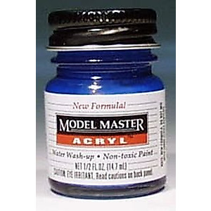 Ford/gm Engine Blue Testors Acrylic Plastic Model Paint
