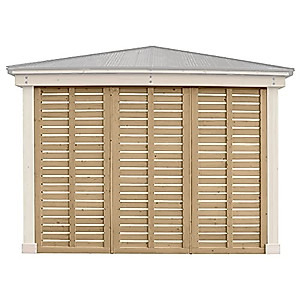 Yardistry 10' Meridian Wood Privacy Wall