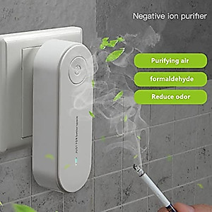 Negative Ion Plug In, Portable Negative Ion Generator for Home,Automatic Release of Anions,Easy to Use, More Suitable for Bedrooms, office, Toilets, Garages,Small Room（4 Pack)