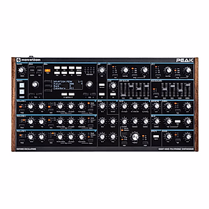 Novation Peak 8-Voice Desktop Polyphonic Synthesizer Bundle with KeyStep (2 Items)