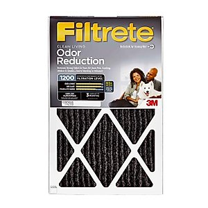 Filtrete 16x20x1 Air Filter MPR 1200 MERV 11, Allergen Defense Odor Reduction, 4-Pack (exact dimensions 15.69x19.69x0.81)