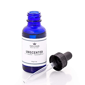 HENRI ET VICTORIA Beard Oil Fragrance-Free, Unscented | Canadian Made by Skilled Artisan | Moisturizing, Non-Greasy, Natural Ingredients | 28g (1oz)