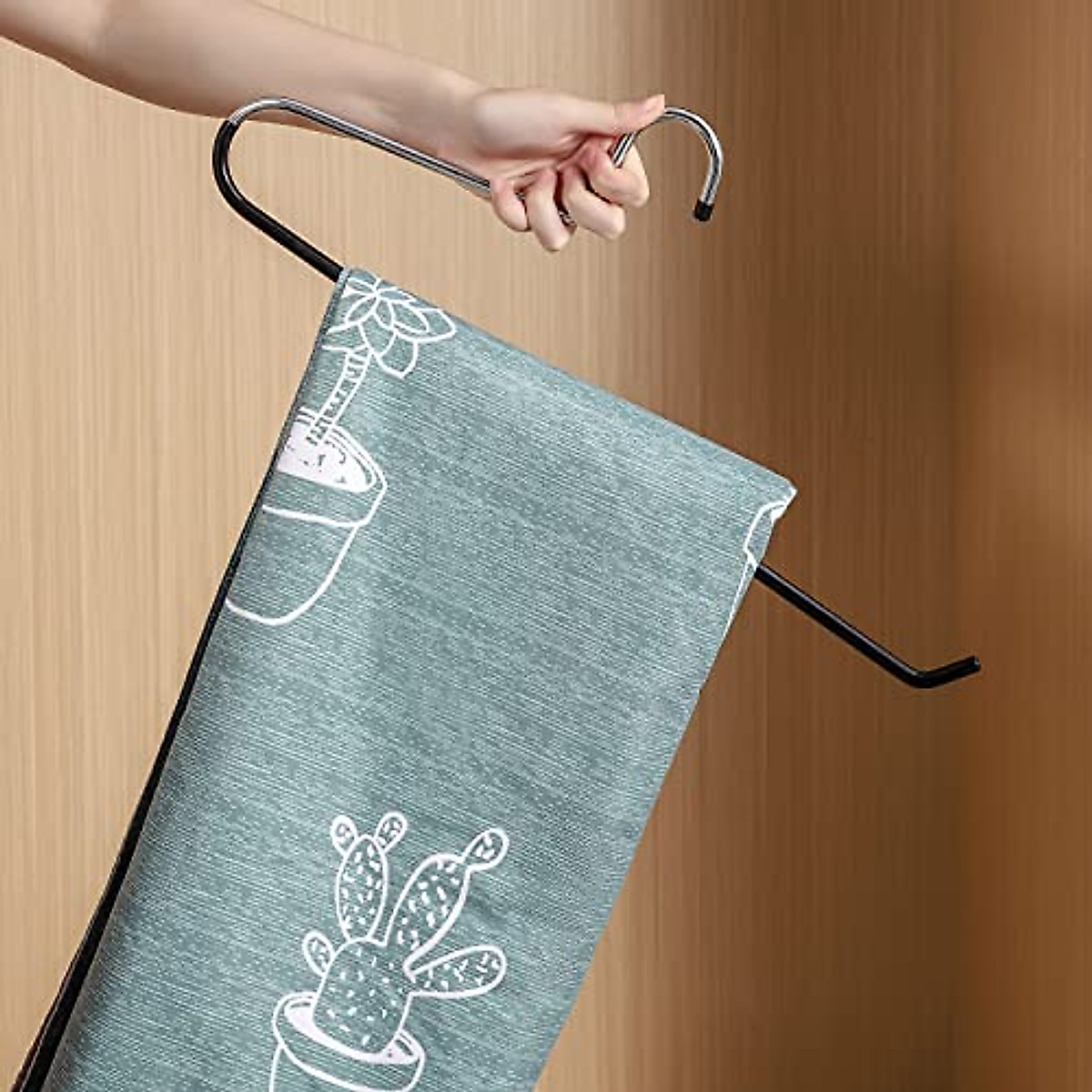 FREZON Blanket Hangers Drapery Hangers Heavy Duty Space Saving Nonslip - Great for Quilts, Sleeping Bags, Comforters, Table Cloths(8 Pack)