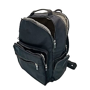 VAYEAH Medium Nylon Backpack for Women Lightweight Small Backpack Purse Travel Daypack (Black)