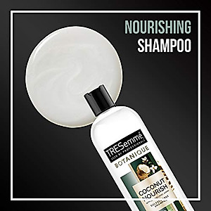 TRESemmé Botanique Coconut Nourish Shampoo for Dry, Frizzy Hair - 92% Derived Natural Materials, Professional Performance, 16 Fl Oz (Pack of 4)