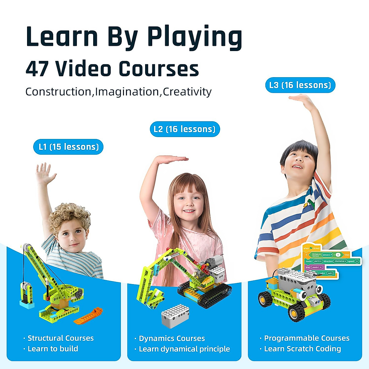 Coding Robot Kit for Kids Ages 6+, 200+ in 1 APP Control Dinosaur Robot Toy, Educational Scratch Programming Robotic Kit with 47 Video Courses,Birthday for Boys Girls(600 Blocks)